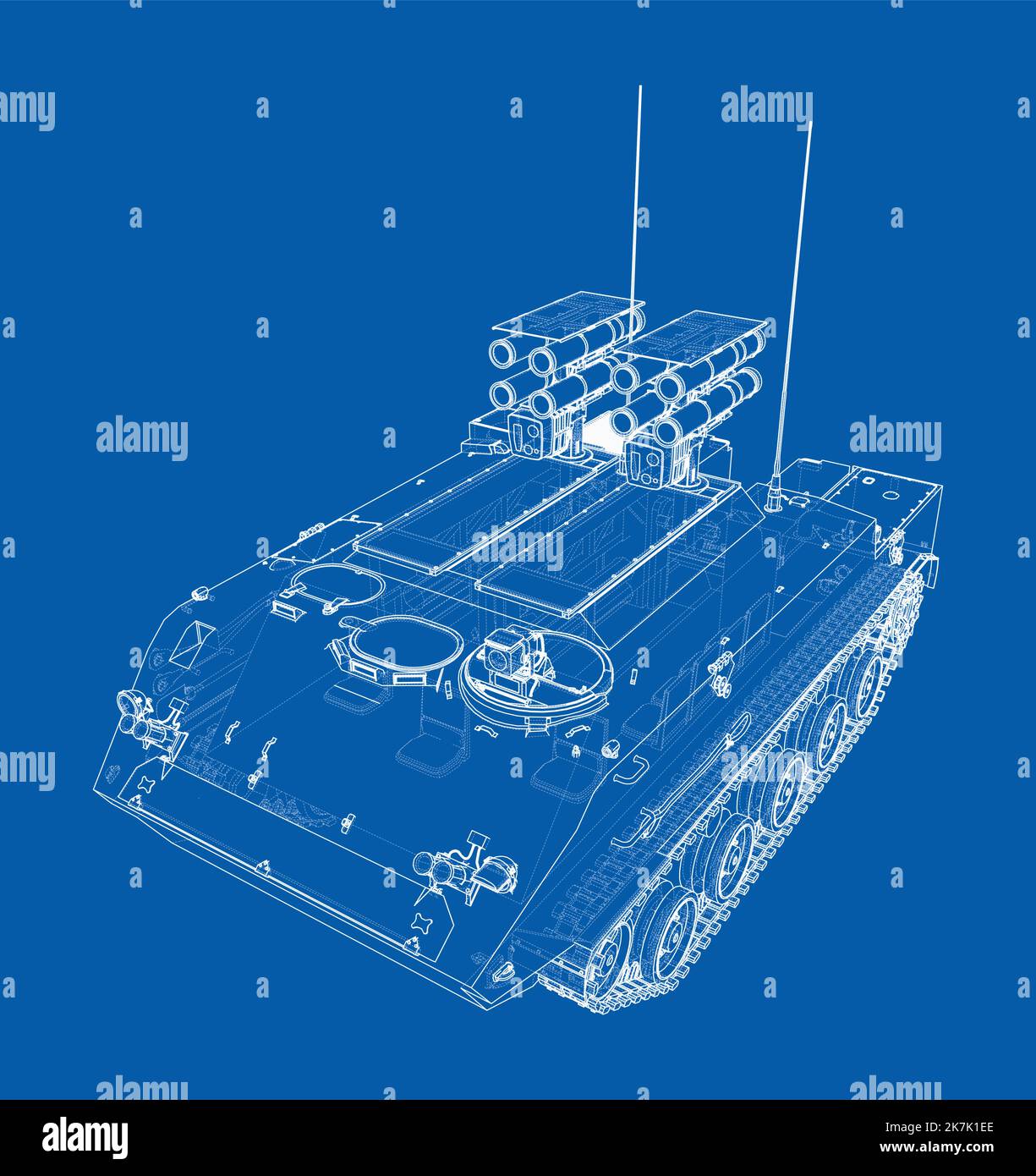 Armored vehicle movement Stock Vector Images - Alamy