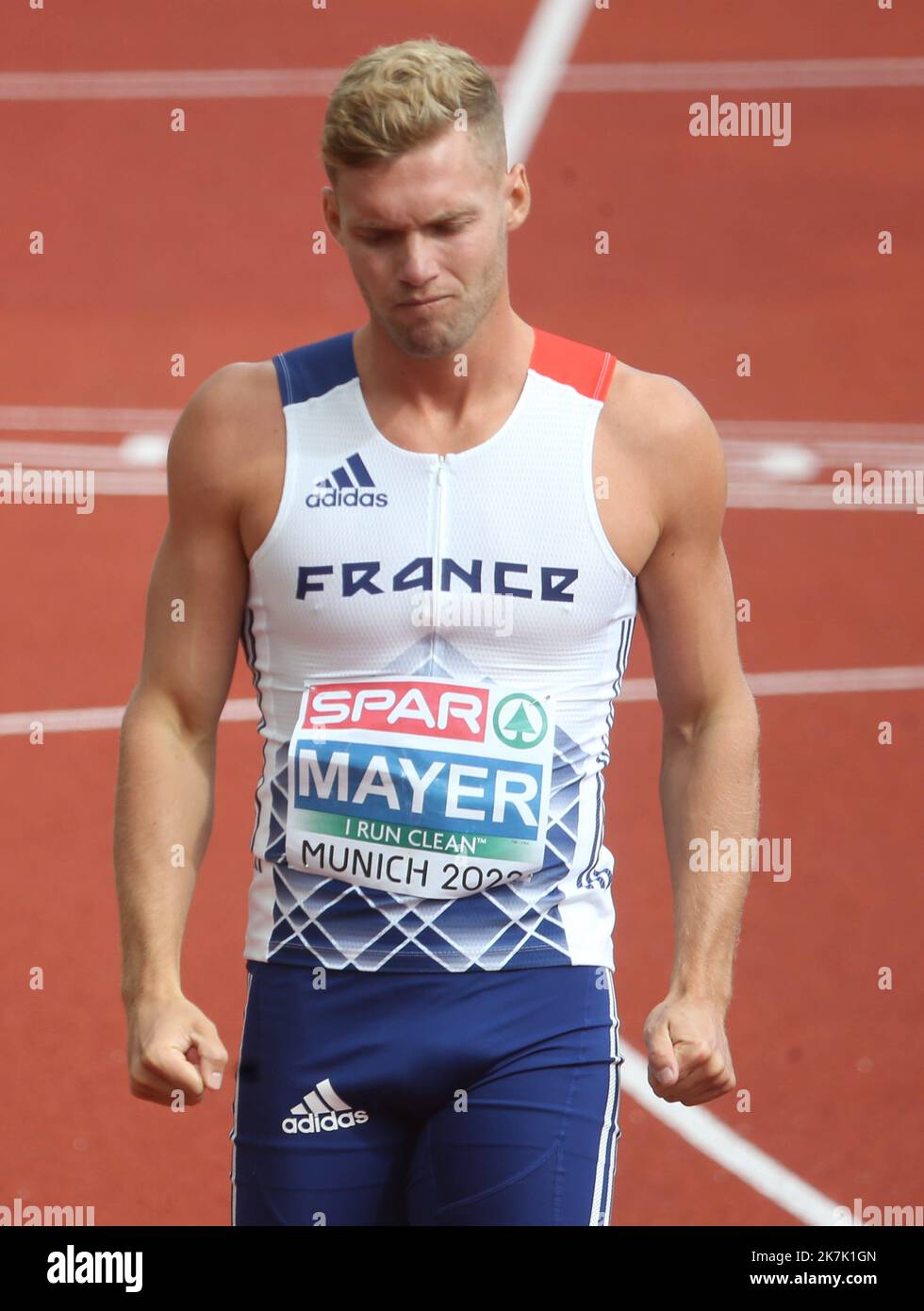Decathlon 100m hi-res stock photography and images - Alamy