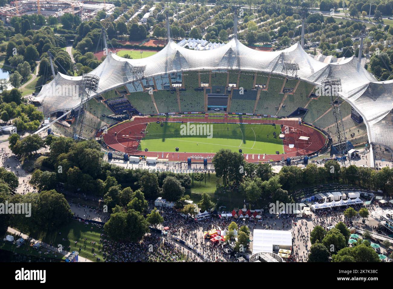 ©PHOTOPQR/L'ALSACE/Jean-Marc LOOS ; Munich ; 21/08/2022 ; Le stade ...