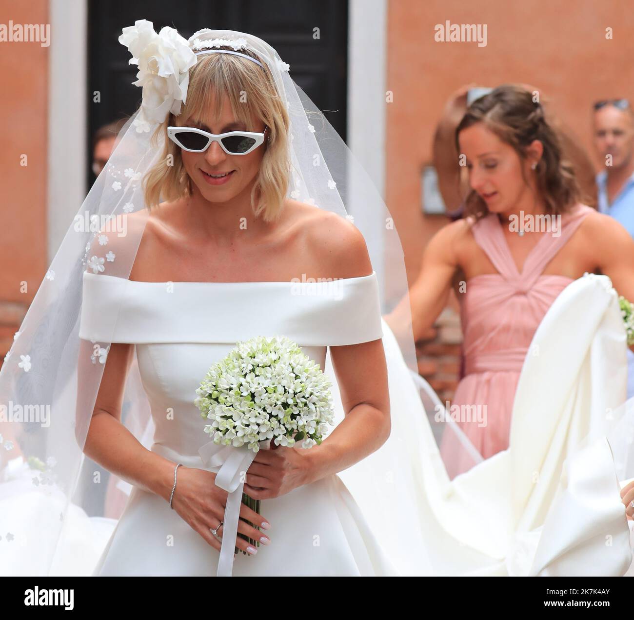 ©Pierre Teyssot/MAXPPP ; Federica Pellegrini and Matteo Giunta Wedding ...