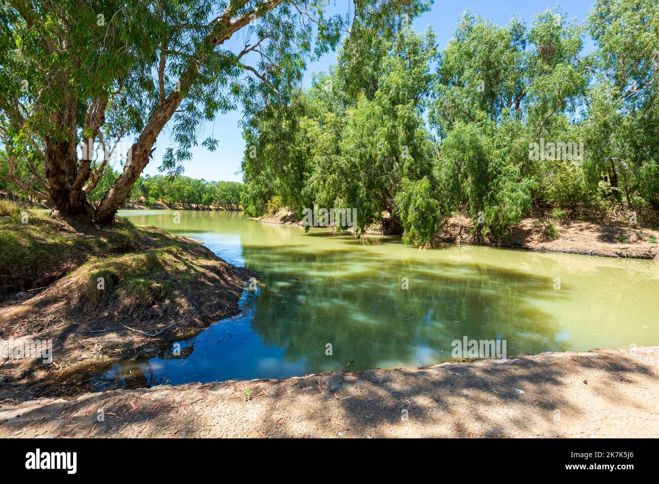 Scenic view of the North Flinders river in North West Queensland, QLD ...