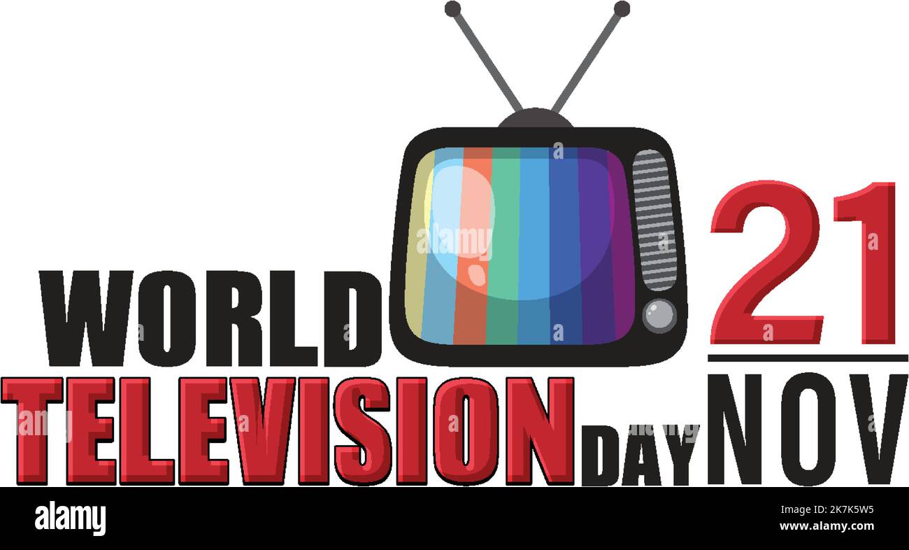 World television day poster design illustration Stock Vector Image ...