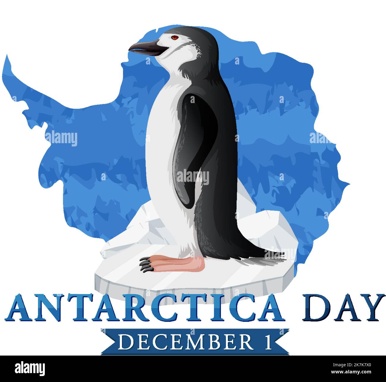 Antarctica day poster template illustration Stock Vector Image & Art ...