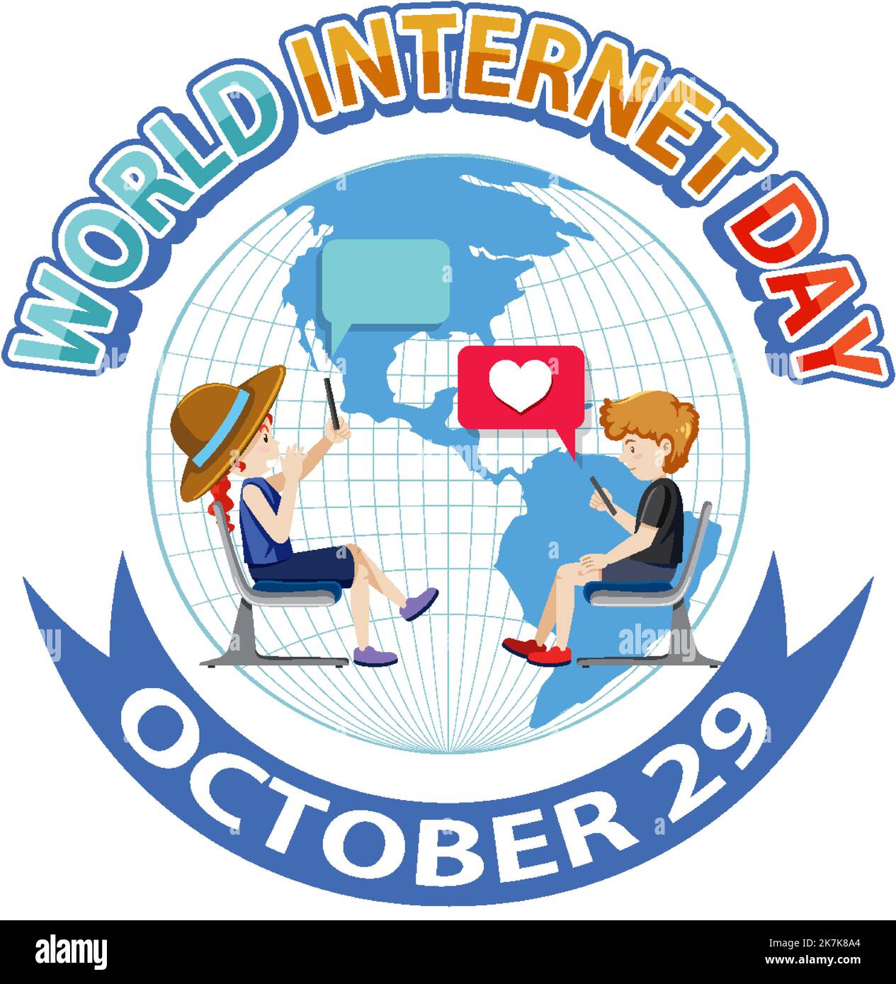 World Internet Day Banner Design illustration Stock Vector Image & Art ...