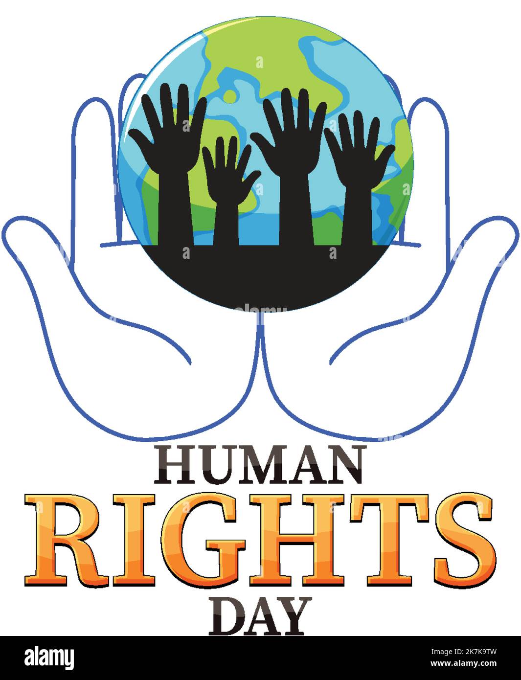 International Human Rights Day Banner Design illustration Stock Vector ...