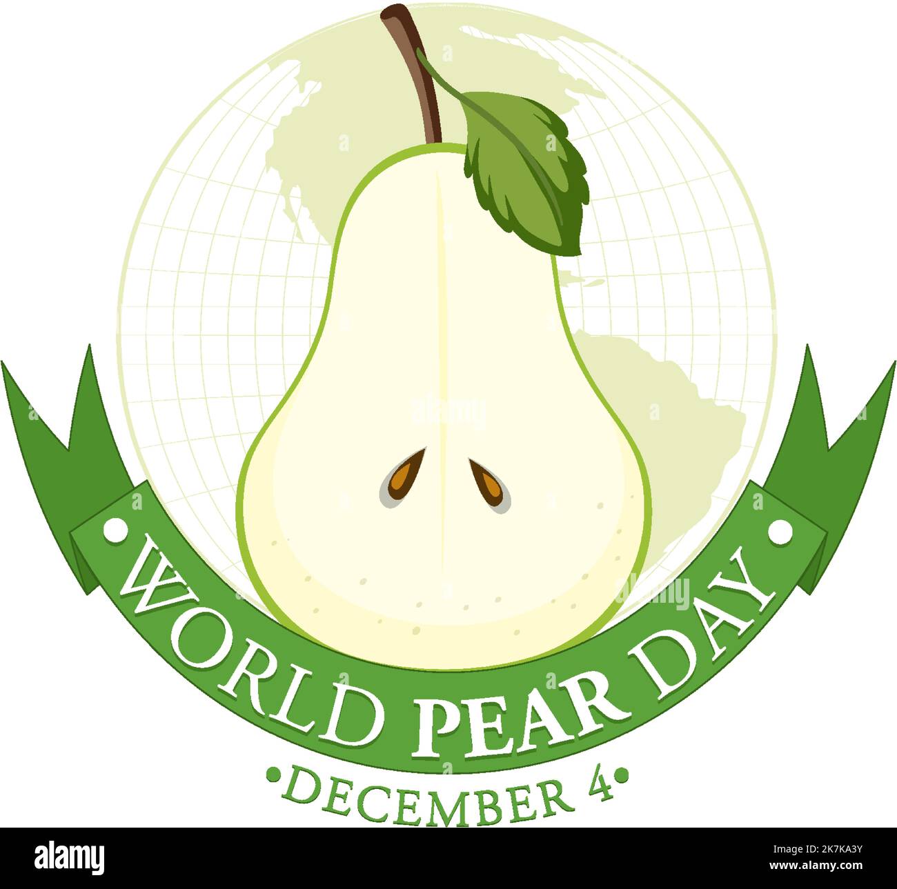 World Pear Day Poster Design illustration Stock Vector Image & Art - Alamy
