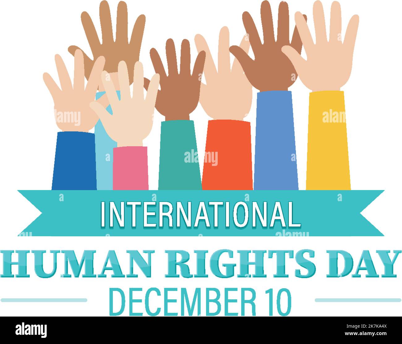International Human Rights Day Banner Design illustration Stock Vector ...