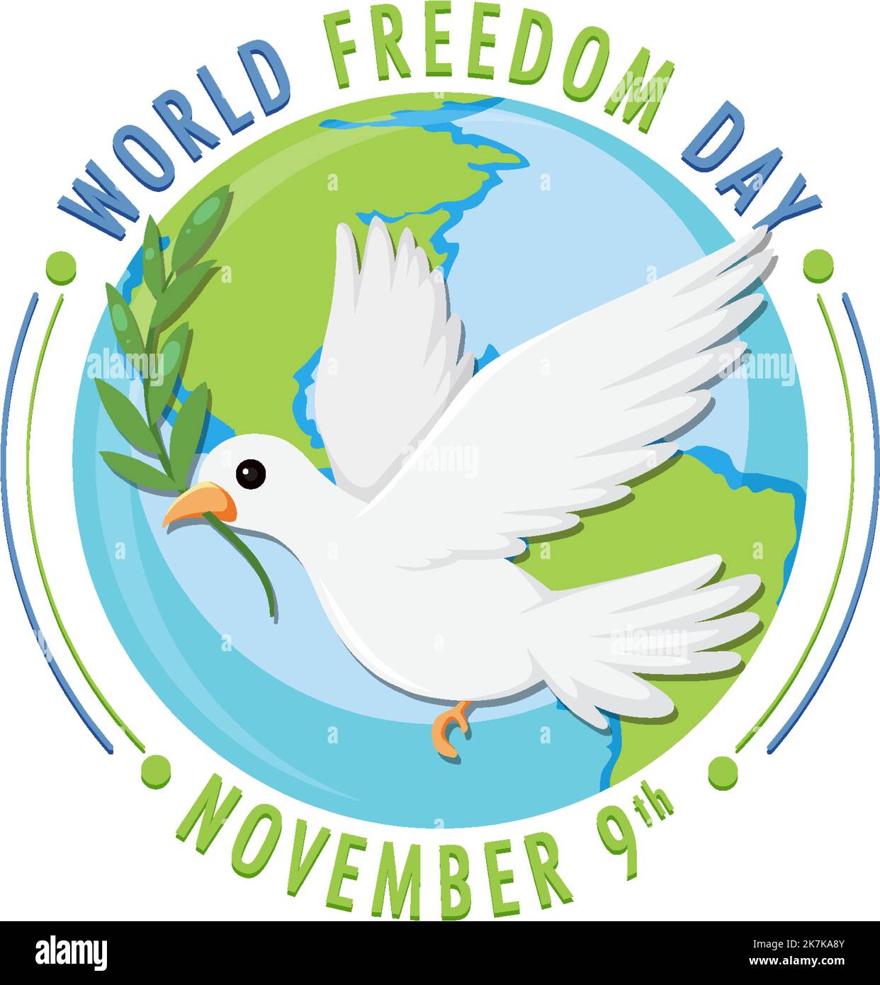 World Freedom Day Banner Design illustration Stock Vector Image & Art ...