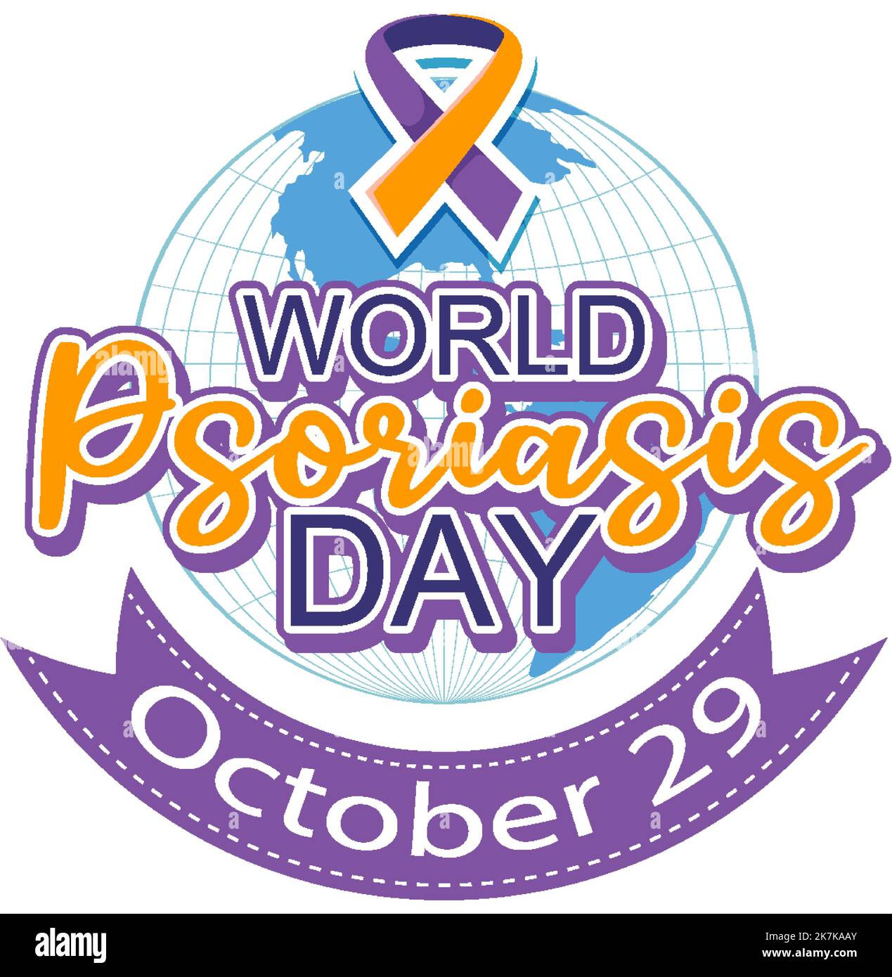 World Psoriasis Day Banner Design illustration Stock Vector Image & Art ...