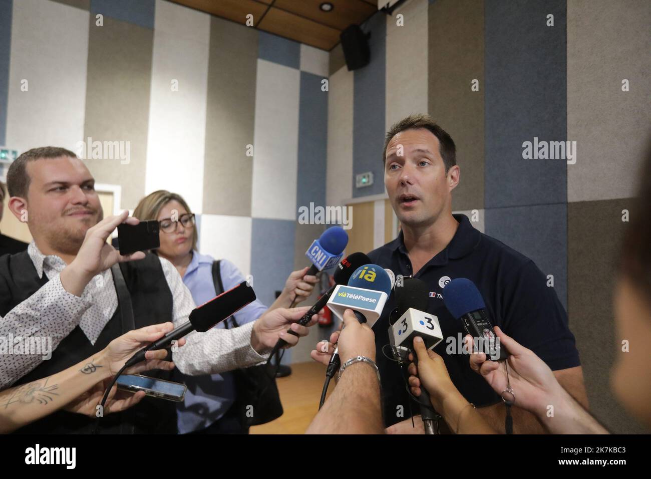 ©PHOTOPQR/CORSE MATIN/CHRISTIAN BUFFA ; ; 17/09/2022 ; - Thomas Pesquet ...