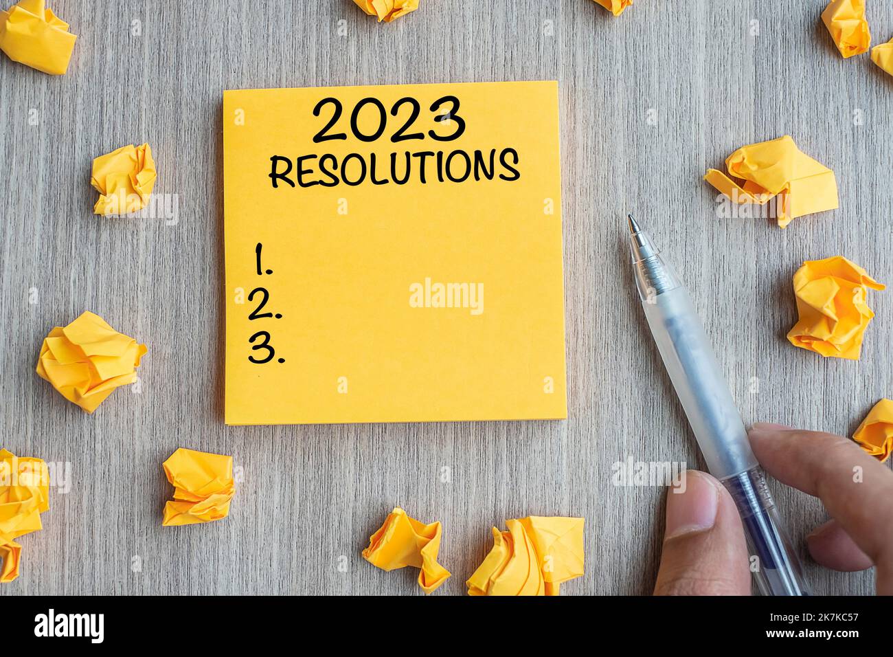 2023 resolutions hi-res stock photography and images - Alamy