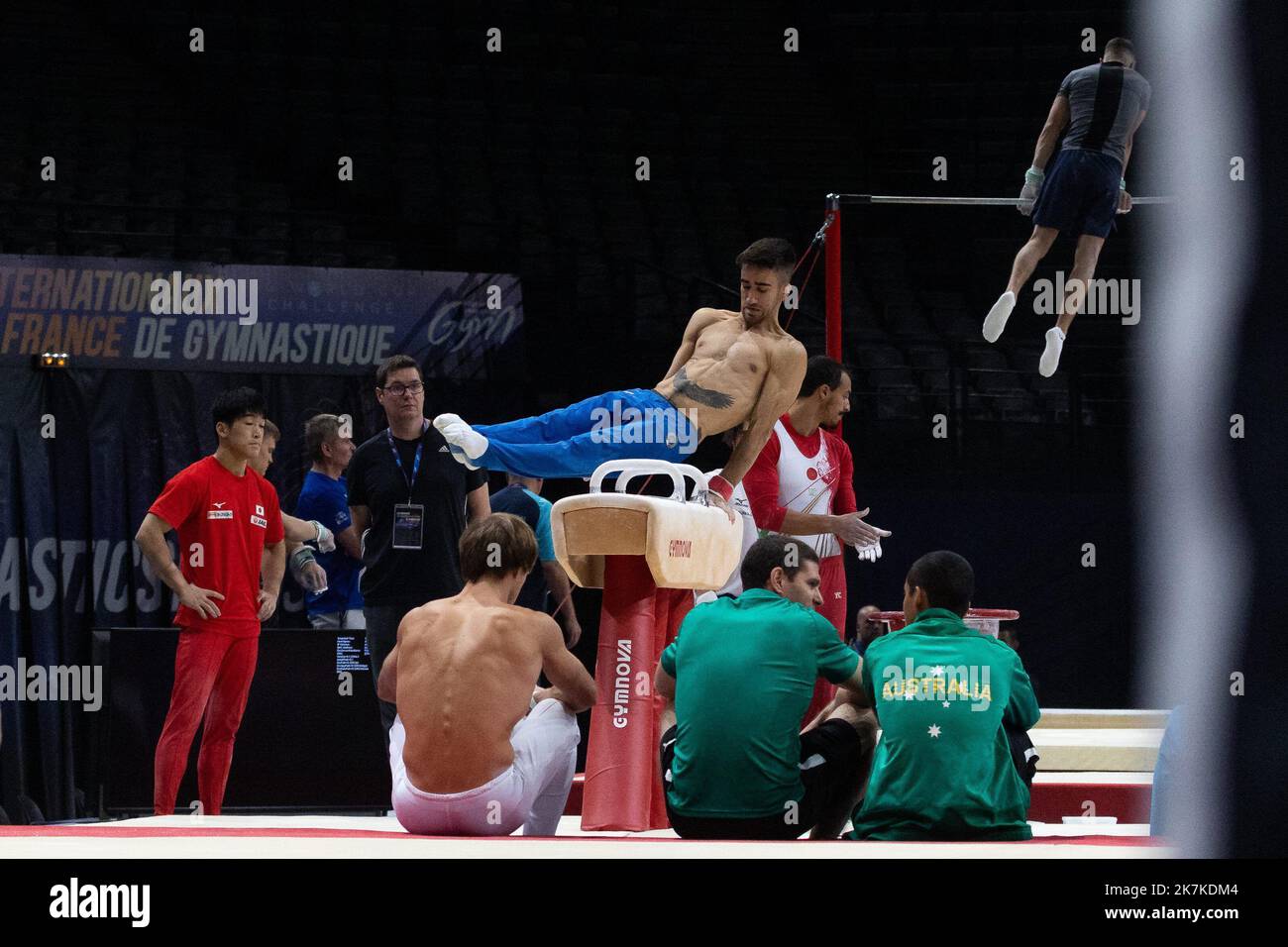 Mylene Deroche/IP3 - Itali'a Edoardo De Rosa performs on the artistic ...