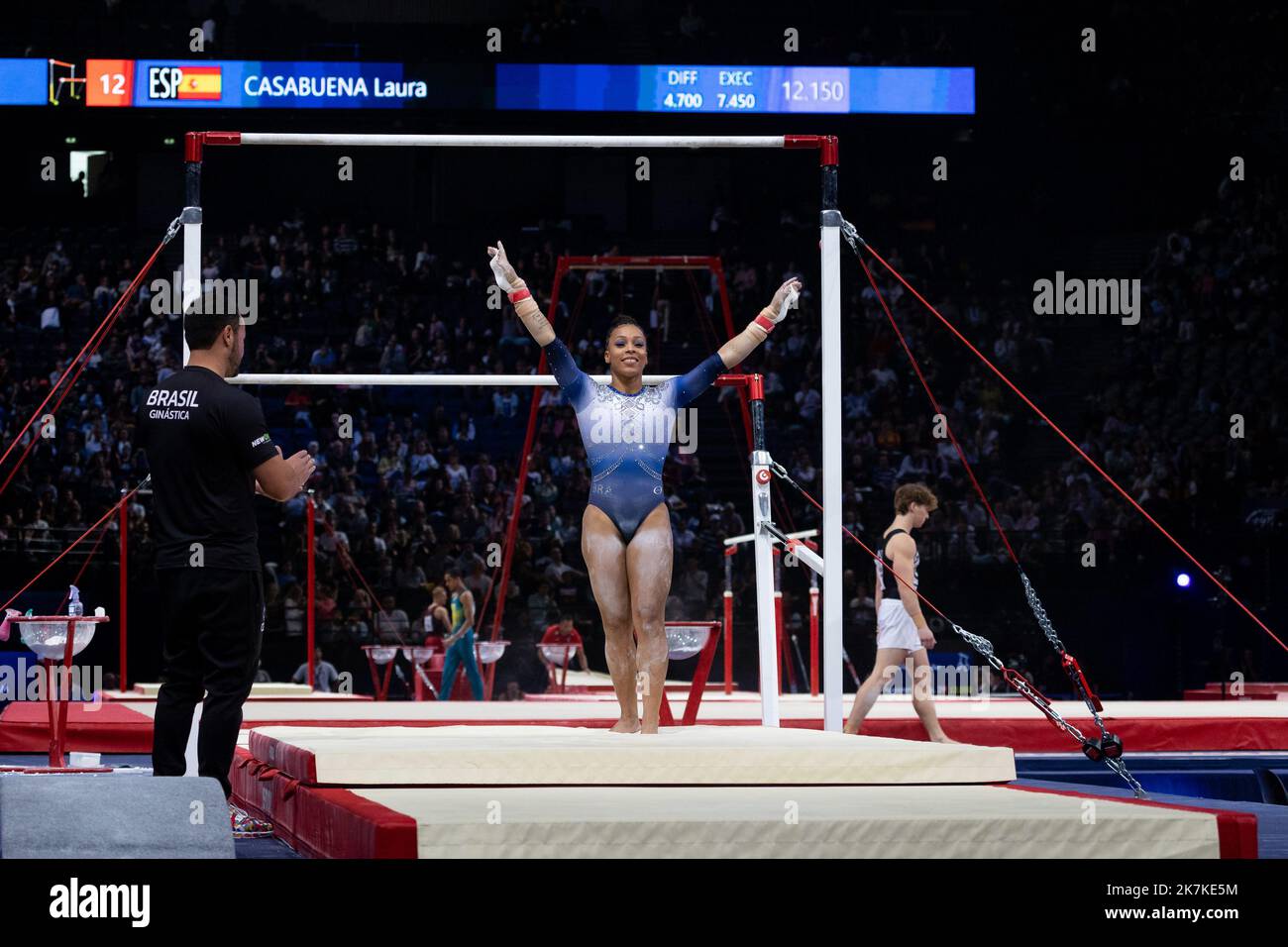 Mylene Deroche/IP3 - Brazil's Lorrane Oliveira competes in the artistic ...