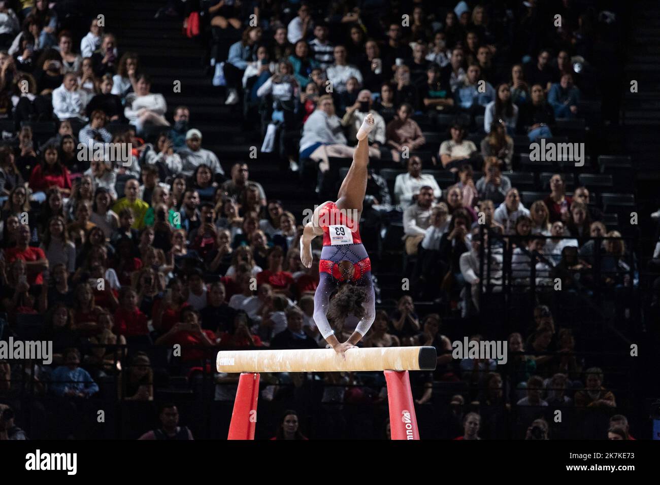 Mylene Deroche/IP3 - USA's Jordan Chiles competes in the artistic ...