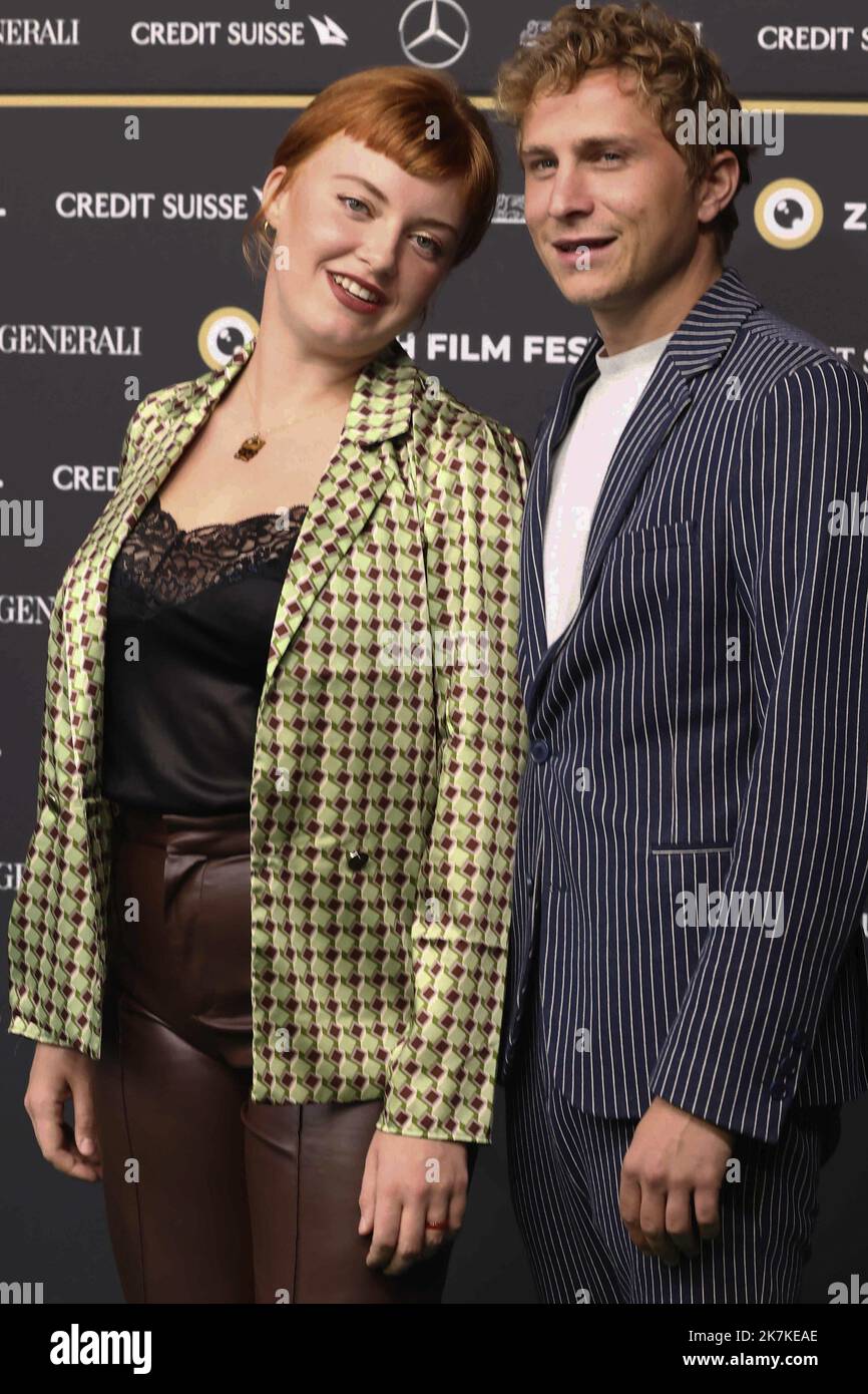 ©Francois Glories/MAXPPP - 24/09/2022 The Swiss Film the "Sachertorte ...