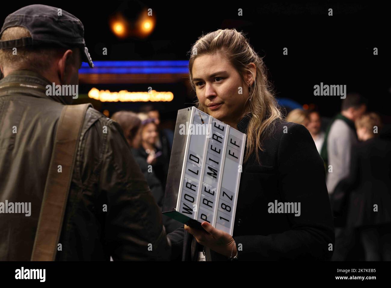 ©Francois Glories/MAXPPP - 24/09/2022 The Swiss Film the "Sachertorte ...