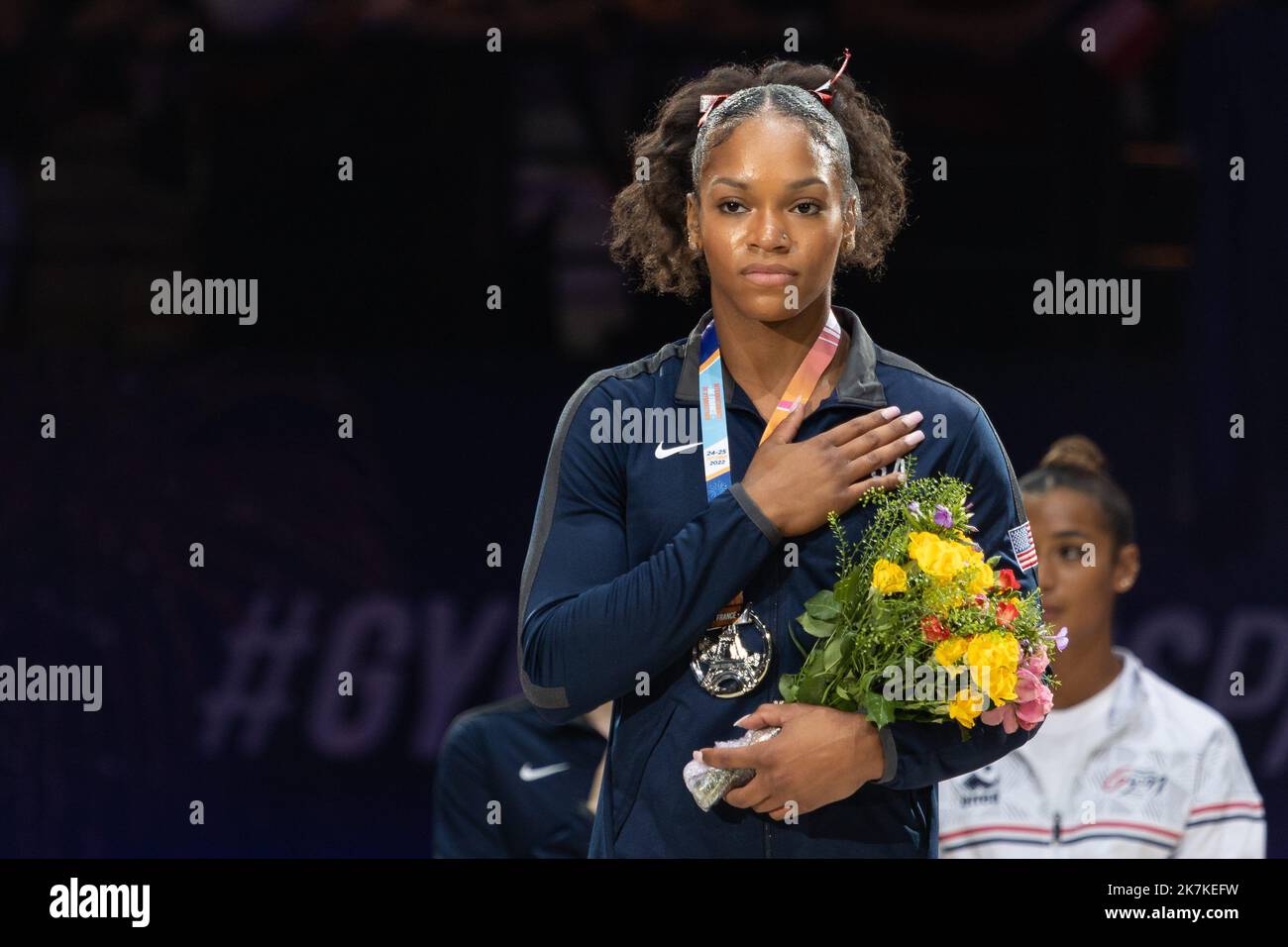 Mylene Deroche/IP3 - USA's Shilene Jones pose during USA's national ...