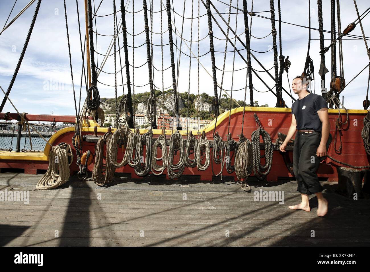 ©PHOTOPQR/NICE MATIN/Dylan Meiffret ; Nice ; 29/09/2022 ; Visite du ...