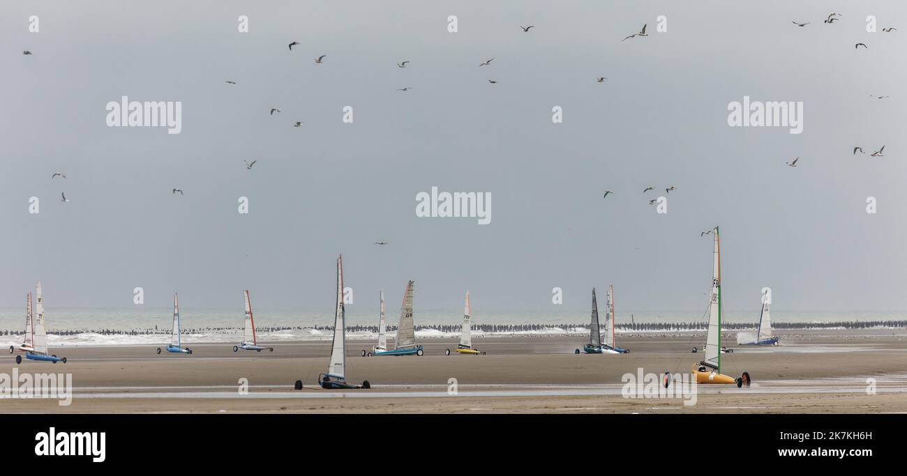 ©PHOTOPQR/VOIX DU NORD/Johan BEN AZZOUZ ; 04/10/2022 ; Camiers, le 4 ...