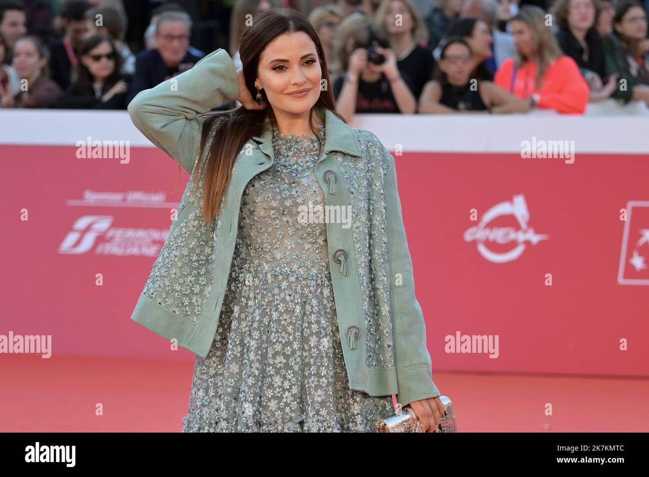 Rome, Italy. 17th Oct, 2022. Giulia Elettra Gorietti attends the red ...