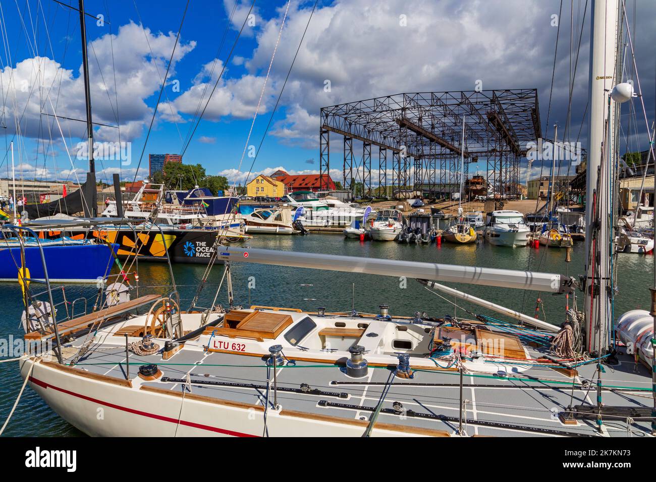 The Great Ship House, Klaipeda, Eponymous County, Lithuania Stock Photo ...