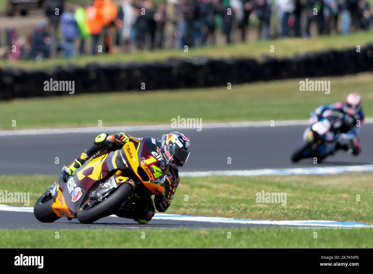Phillip Island, Australia, 16 October, 2022. Tony Arbolino of Italy on ...