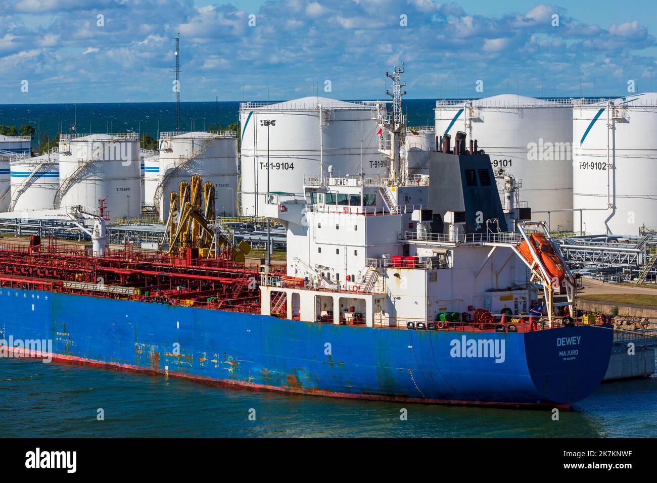 Oil storage facility, Klaipeda, Eponymous County, Lithuania Stock Photo ...