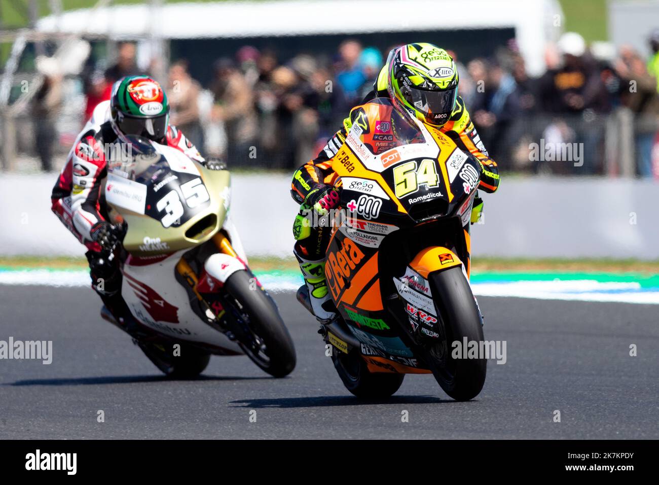 Phillip Island, Australia, 16 October, 2022. Fermin Aldeguer of Spain ...