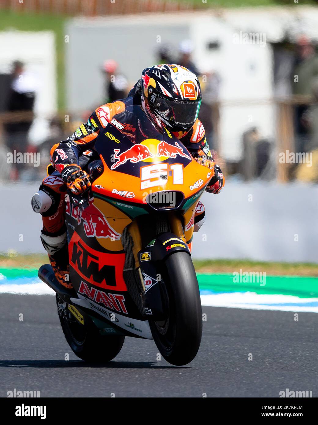 Phillip Island, Australia, 16 October, 2022. Pedro Acosta of Spain on ...