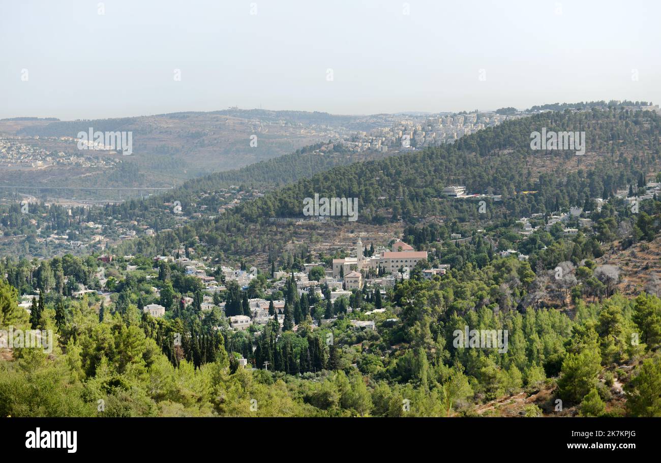 A view Ein-Kerem village near Jerusalem, Israel Stock Photo - Alamy