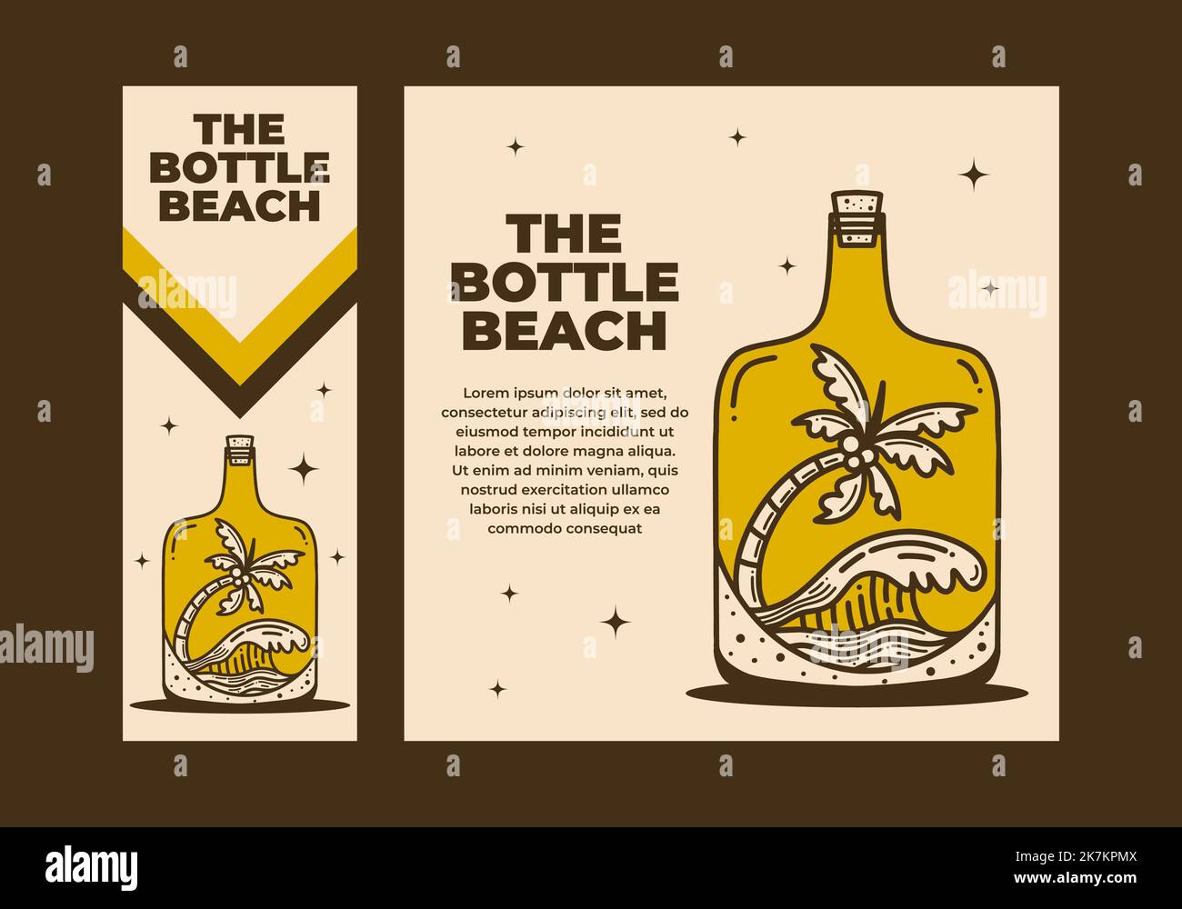 Young woman bottle in Stock Vector Images - Alamy