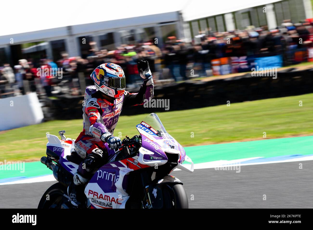 Phillip Island, Australia, 16 October, 2022. Jorge Martin of Spain on ...