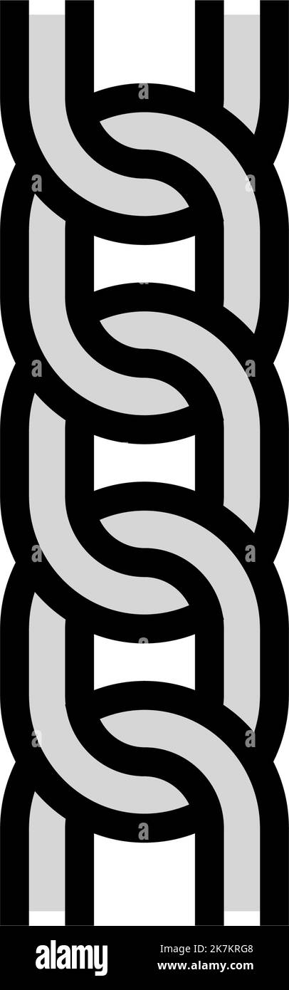 curb chain color icon vector illustration Stock Vector Image & Art - Alamy