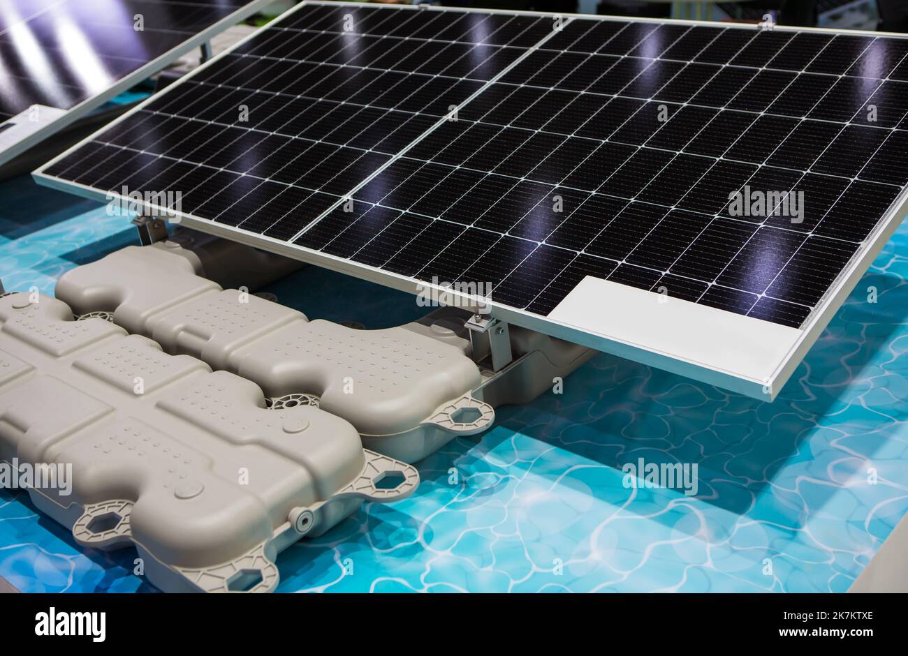 Floating solar cell panels for generate the electric in solar farm ...