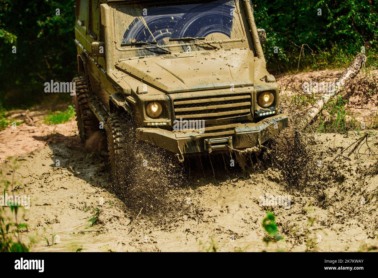 Mud and water splash in off-road racing. Best Off Road Vehicles. Travel ...