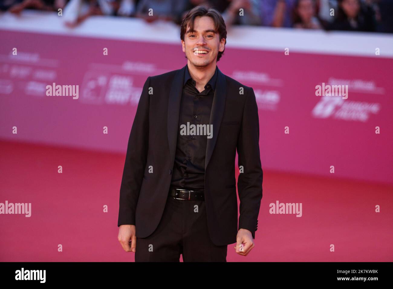 Marco Tè attends the red carpet of the movie "War - La guerra ...