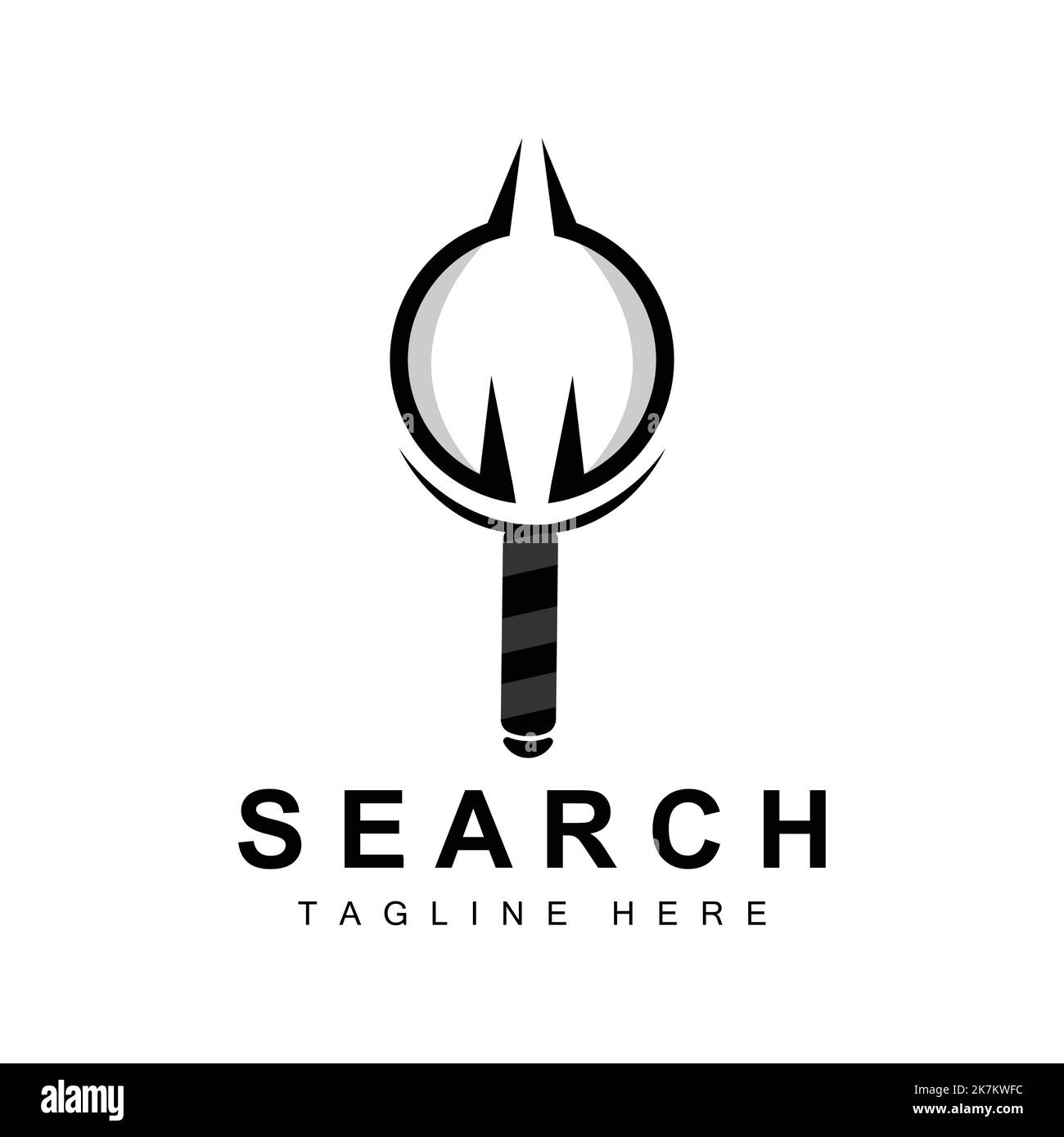 Search Logo Design, Detective Illustration, Home search, Glass Lens ...