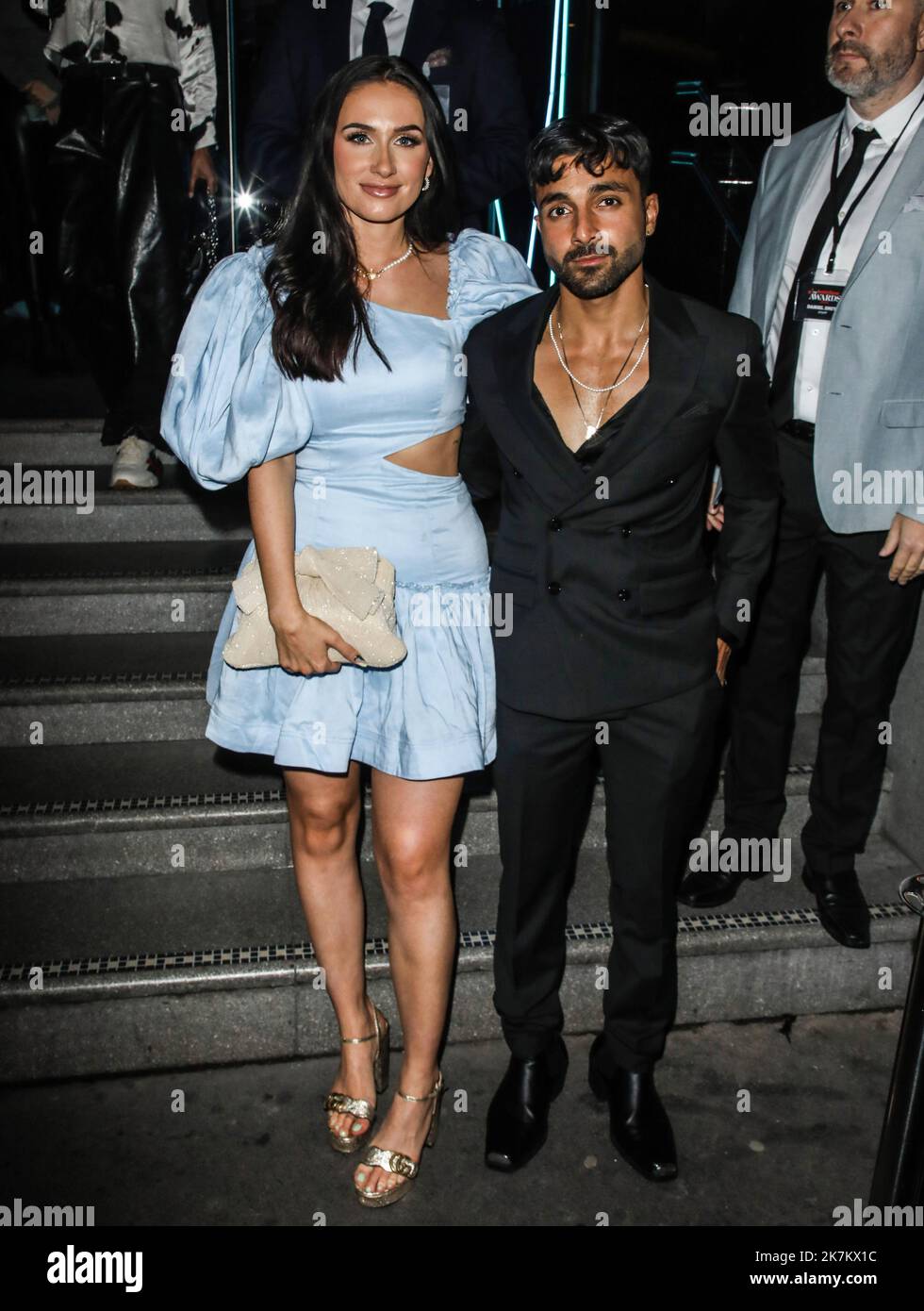 London, UK. 17th Oct, 2022. (L-R) Milly Zero and Shiv Jalota seen ...