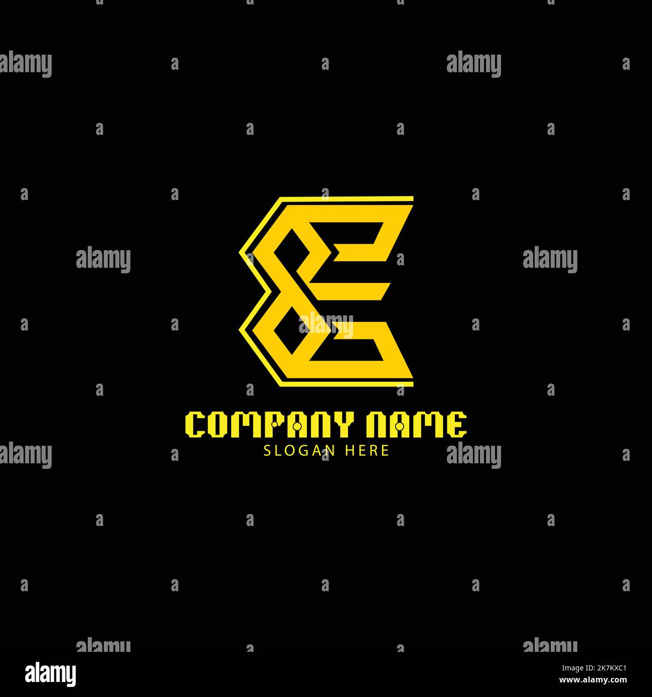 beautiful and attractive letter e logo icon template Stock Vector Image & Art - Alamy