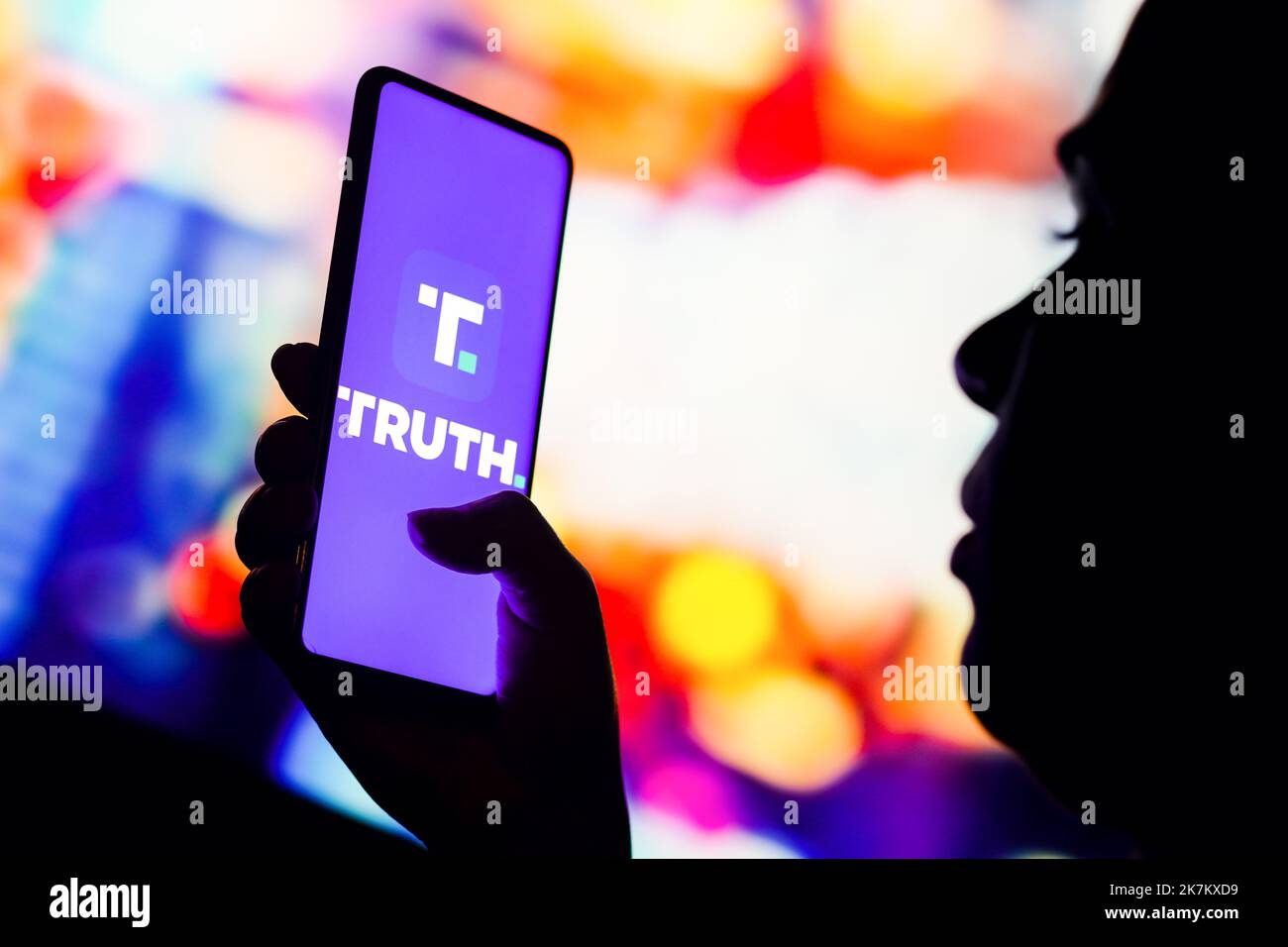 Truth social logo hi-res stock photography and images - Alamy