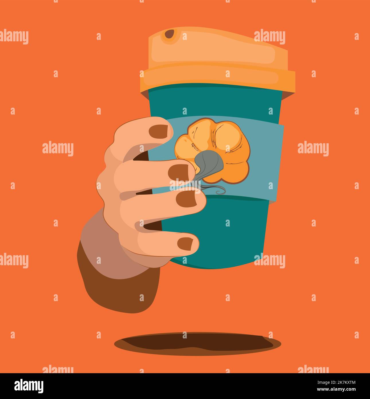 Happy pumpkin spice season Stock Vector Images - Alamy