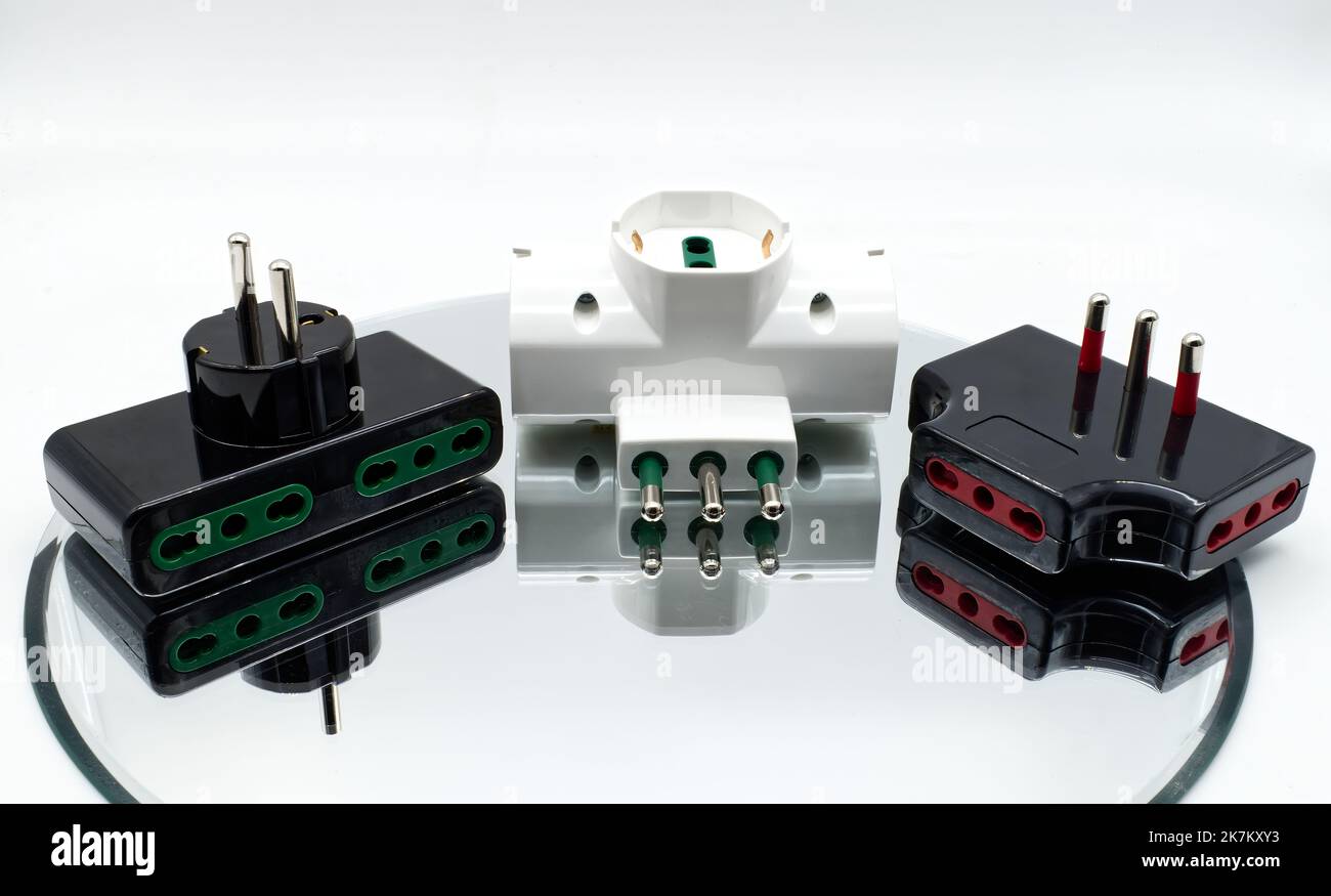 Electrical socket adaptors. Connecting devices to home power isolated ...