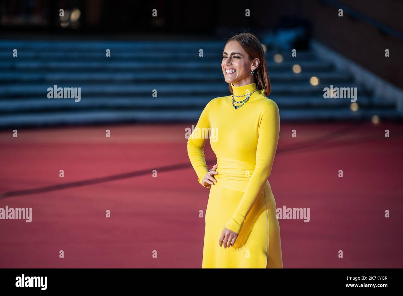 Red carpet of WAR with Miriam Leone at 17th Rome Film Fest Stock Photo ...