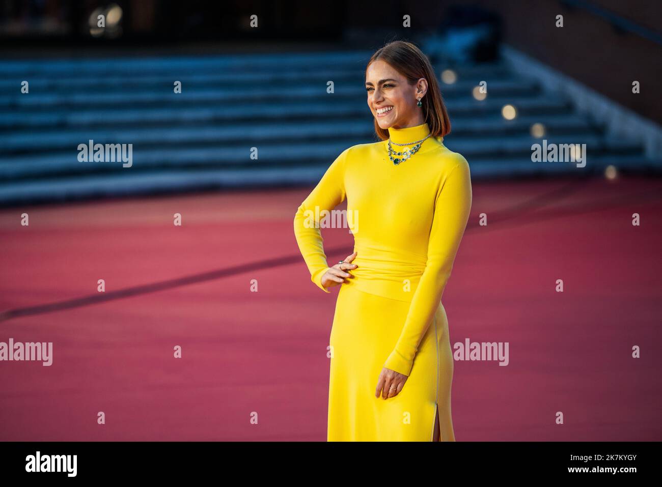 Red carpet of WAR with Miriam Leone at 17th Rome Film Fest Stock Photo ...