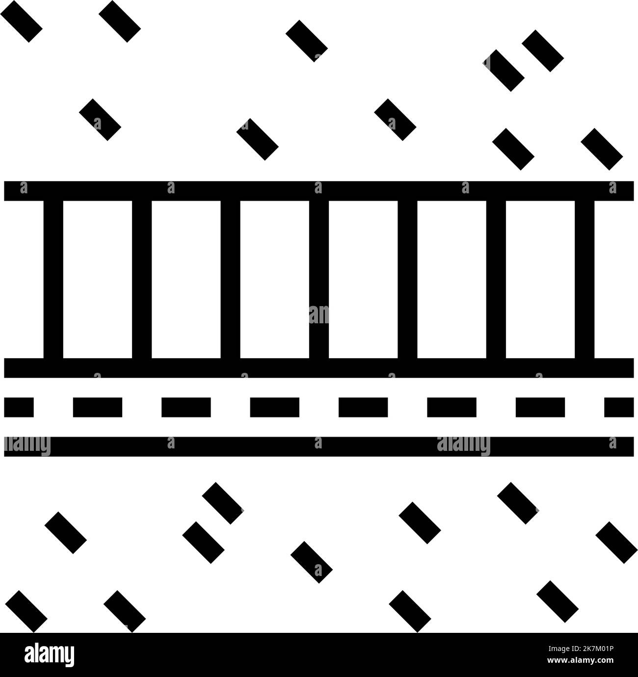 stitching denim line icon vector illustration Stock Vector Image & Art ...