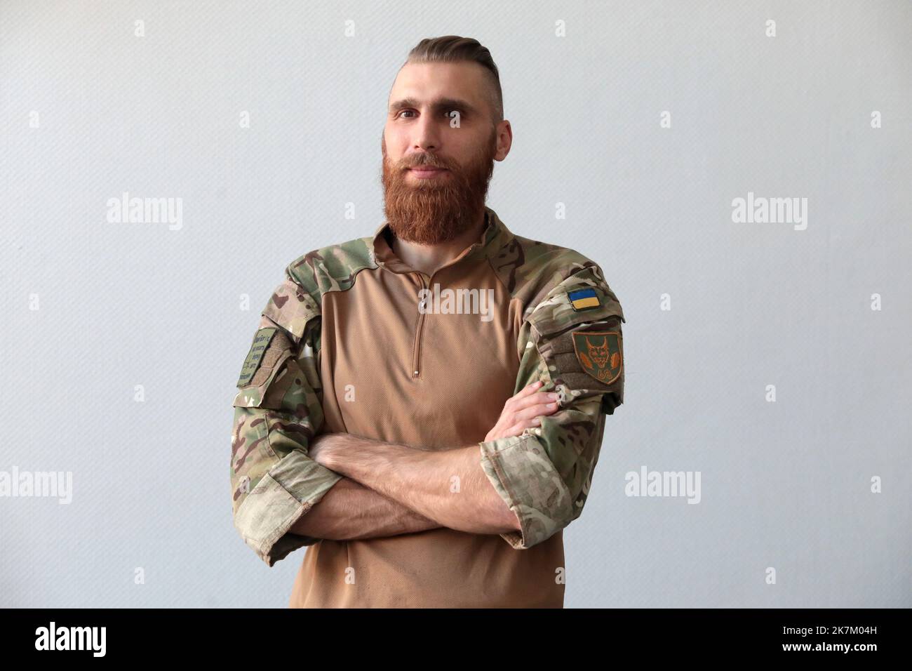 Non Exclusive: KYIV, UKRAINE - OCTOBER 11, 2022 - An artist, poet and ...