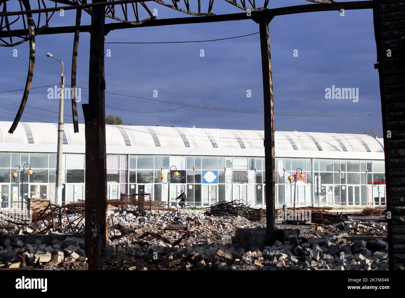Non Exclusive: KHARKIV, UKRAINE - OCTOBER 09, 2022 - Aftermath of ...