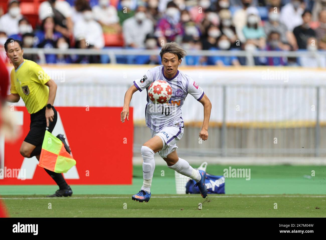 Kanagawa, Japan. 16th Oct, 2022. Tsukasa Morishima (Sanfrecce) Football/Soccer : The Emperor's ...
