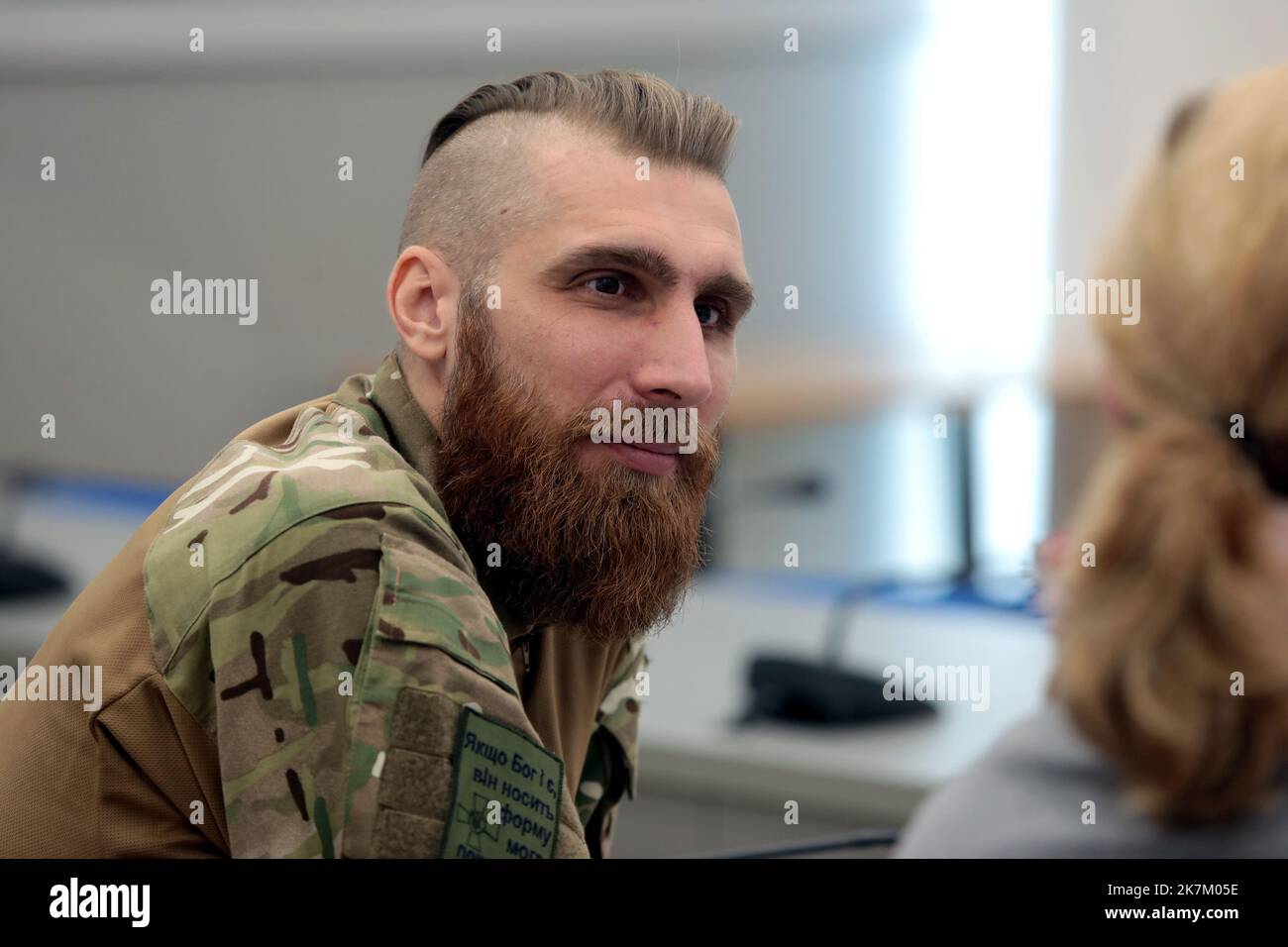 Non Exclusive: KYIV, UKRAINE - OCTOBER 11, 2022 - An artist, poet and ...