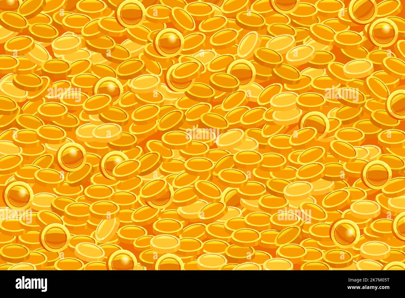 Gold coin pile Stock Vector Images - Alamy